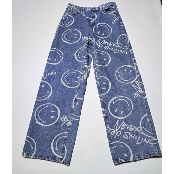 Smilley Originals x H&M | Jeans | Smiley X Hm Smile Face Allover Print ...